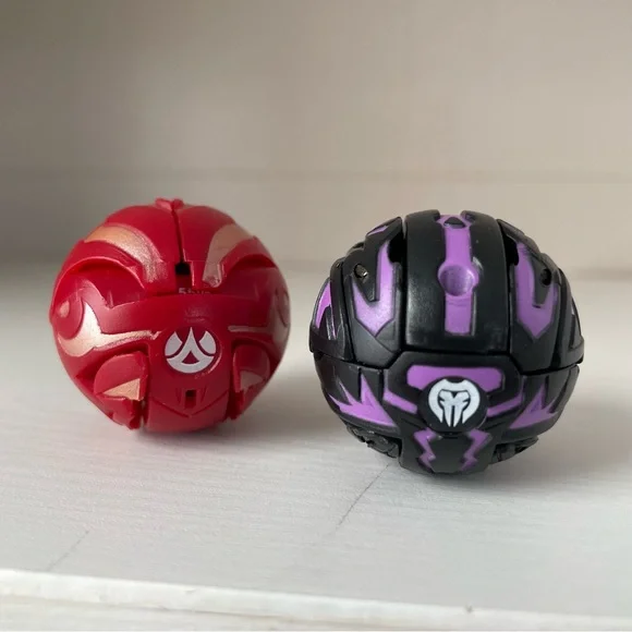 Spin Master | Toys | Bakugon Figures Ravenoid Red 55g And Darkus Warius ...